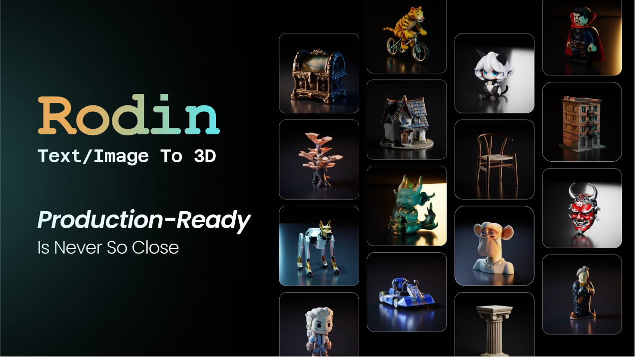 Hyper3D Rodin - Best AI 3D Model Generator